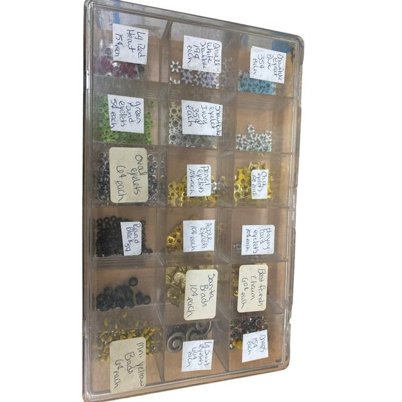 Unknown | Office | Box Of Themed Eyelets Scrapbook Craft Cards 8 ...